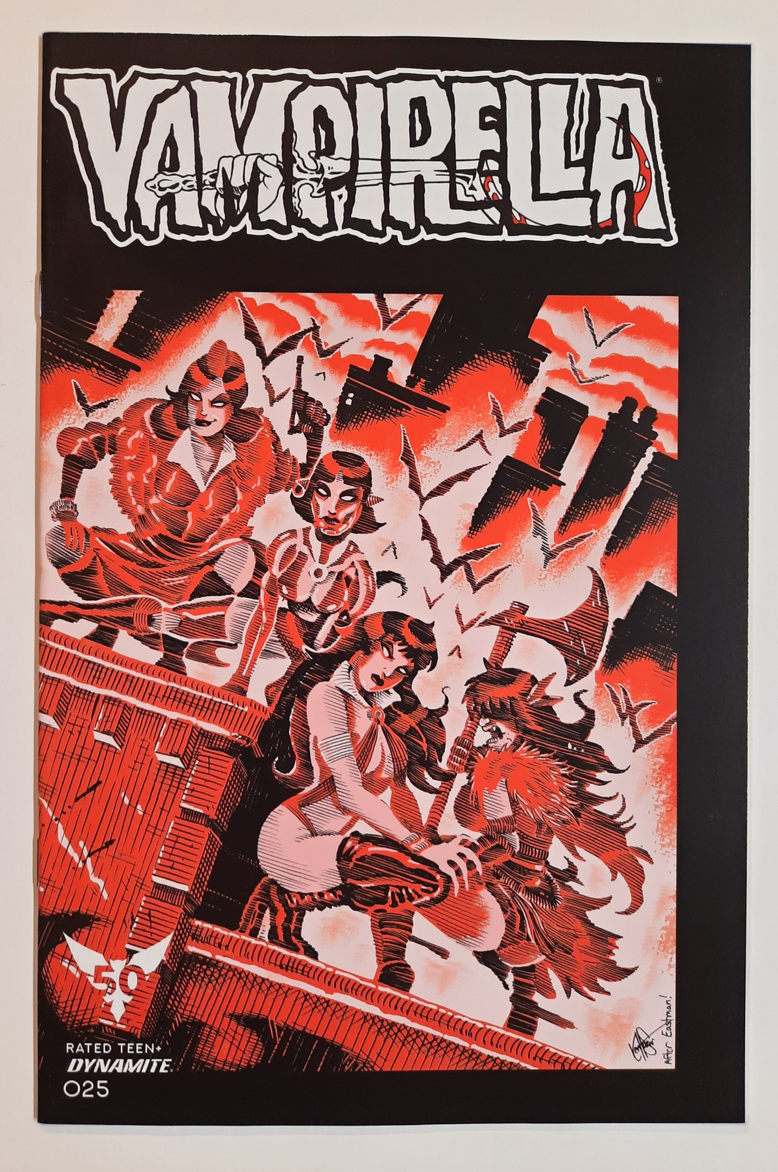 Vampirella #25 - TMNT Homage Variant | Comic Books - Modern Age ...