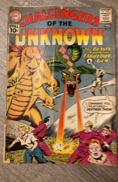 Challengers of the Unknown #19 (1961) Challengers of the Unknown ...