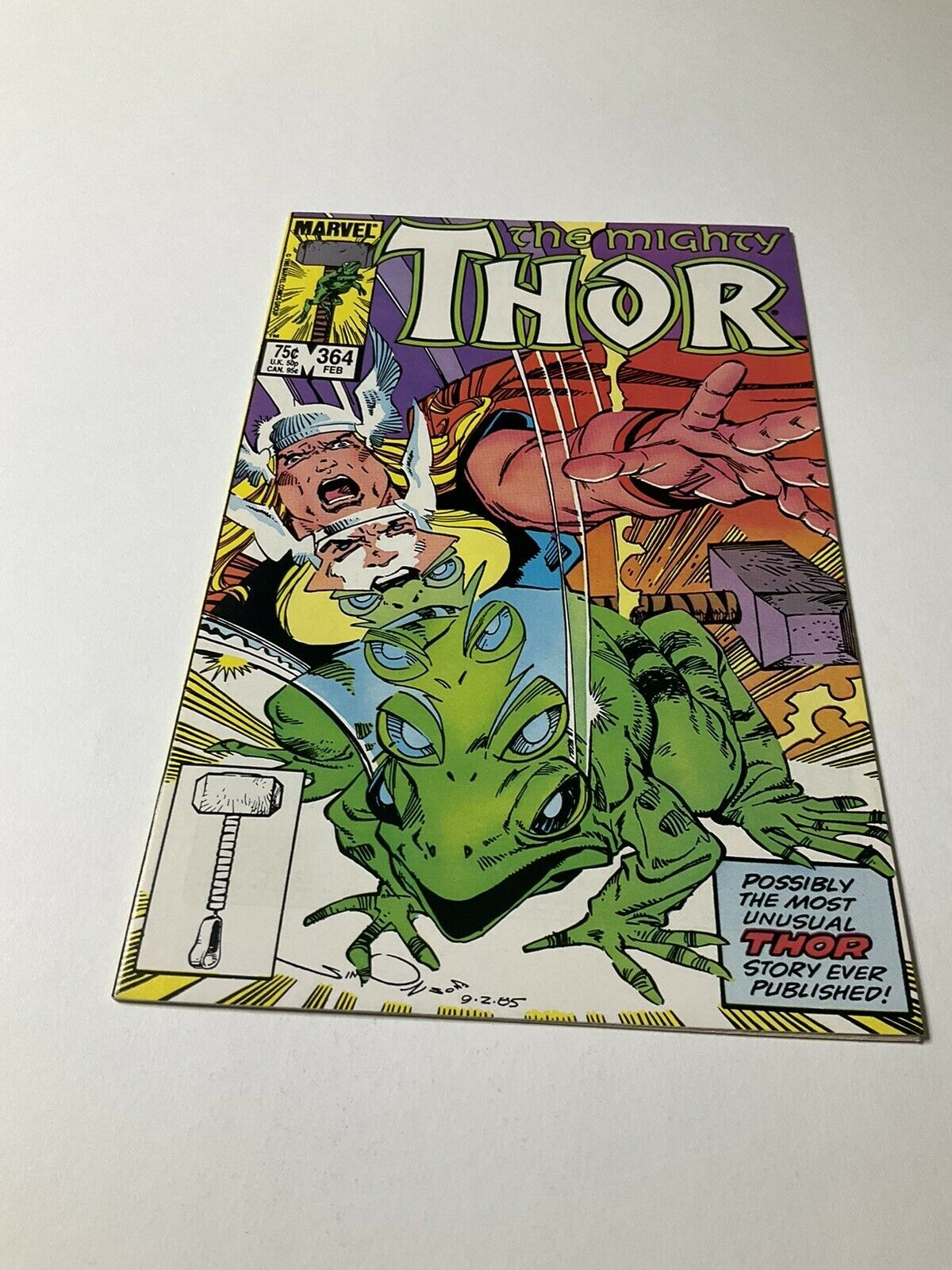 Thor 364 Nm Near Mint 1st Throg Marvel Comics | Comic Books - Copper ...