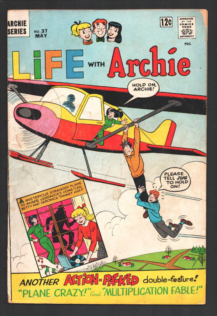 Life With Archie #37 1965-Archie double feature-Betty & Veronica appear ...