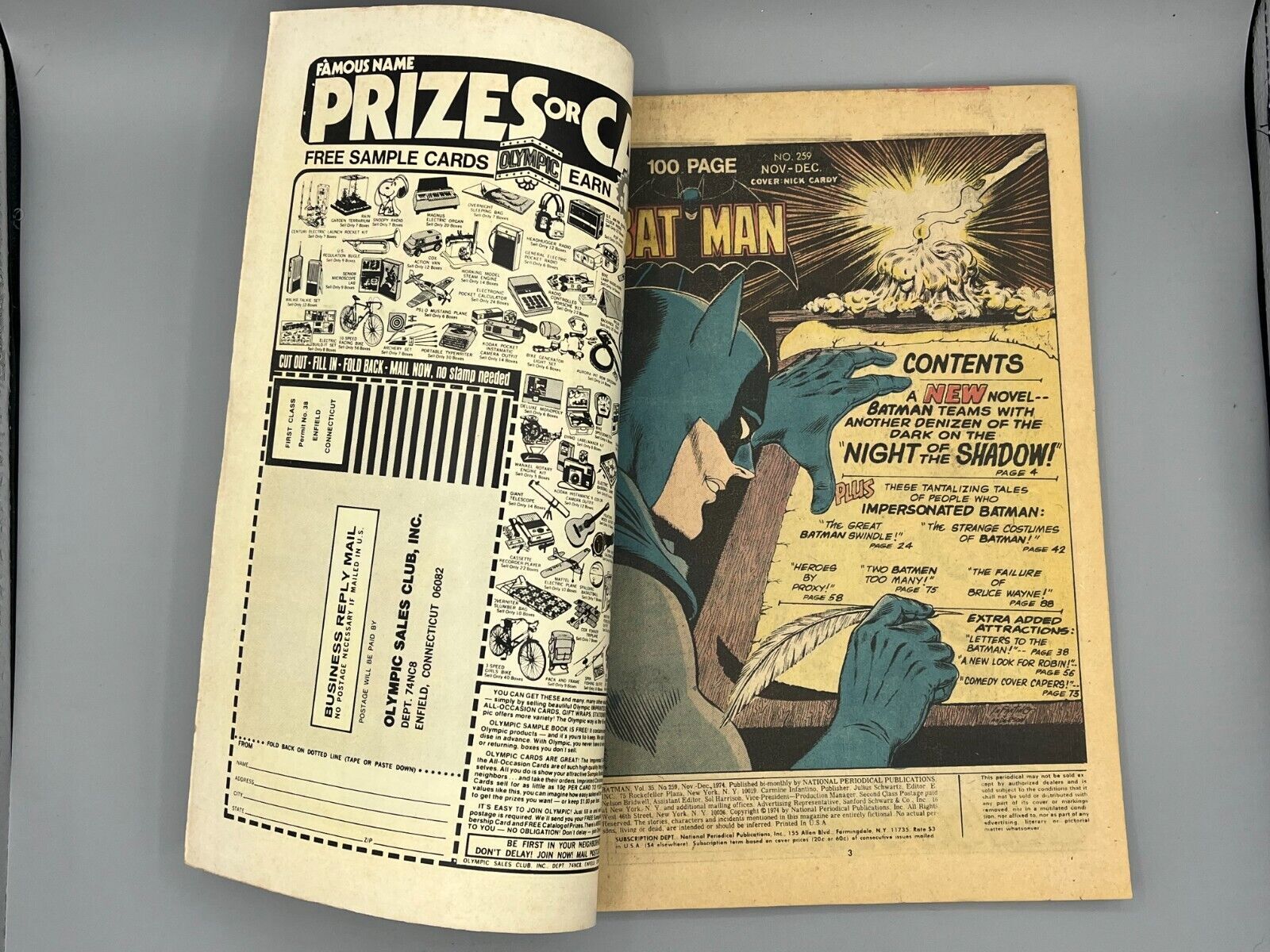 Batman #259 (1974) - The Shadow - Nick Cardy - FN | Comic Books ...