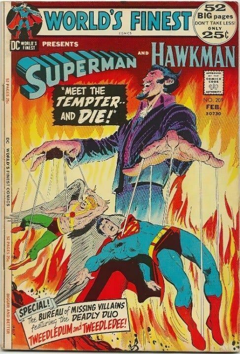 World's Finest #209 - Vintage Superman Hawkman Team-up; Neal Adams ...