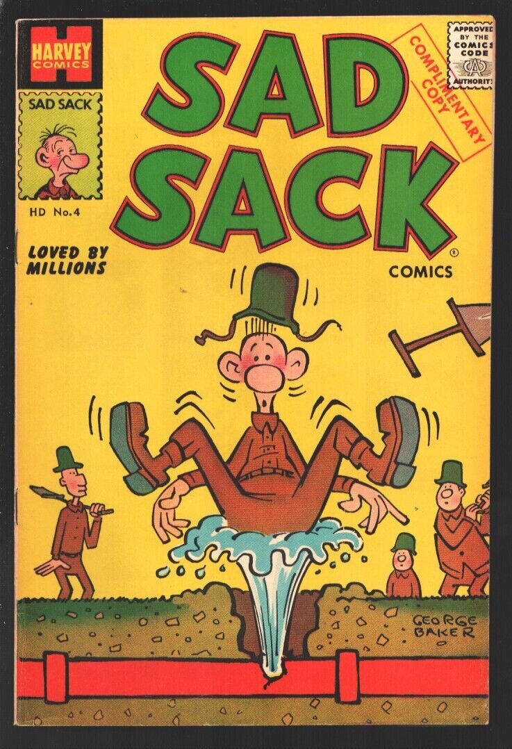 Sad Sack #4 1962-Military Edition-George Baker art-No cover price ...
