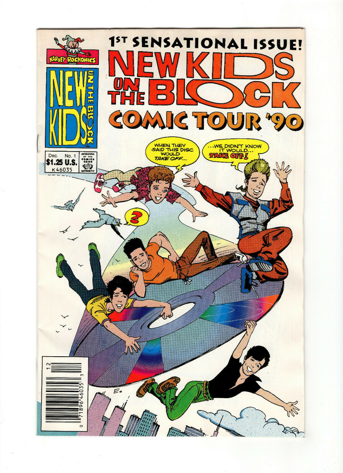New Kids On The Block Comic Tour '90 #1 (1991, Harvey Comics) | Comic ...
