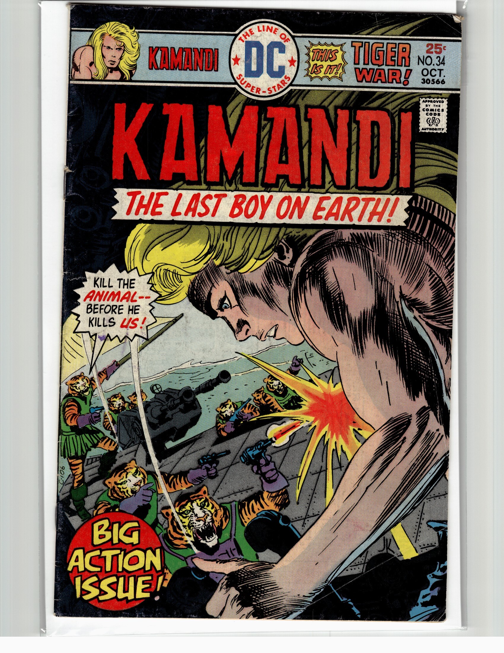 Kamandi, The Last Boy on Earth #34 (1975) Kamandi | Comic Books ...