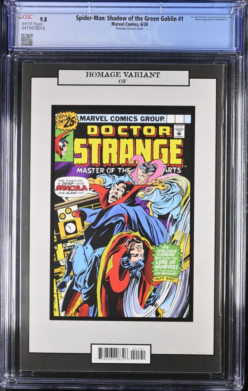 Spider-Man Shadow of the Green Goblin #1 CGC 9.8 Doctor Strange 14 ...