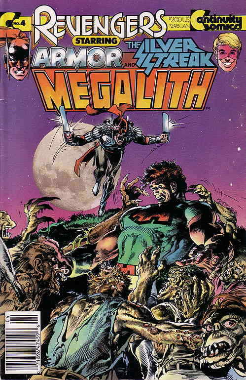 Revengers Featuring Megalith #4 (Newsstand) VF; Continuity | Neal Adams ...
