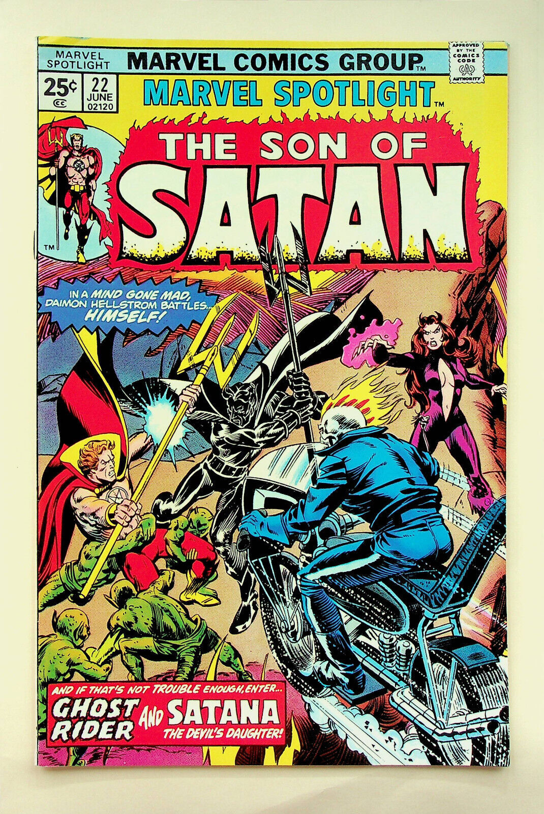 Marvel Spotlight #22 Son of Satan (Jun 1975, Marvel) - Good+ | Comic ...