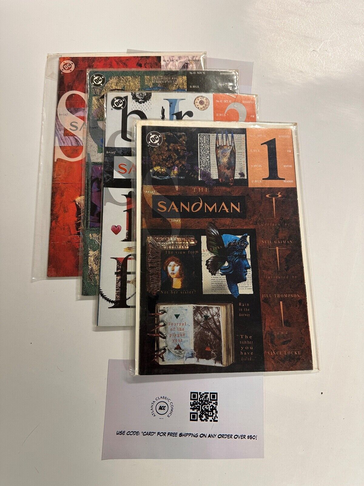 4 The Sandman DC Comics # 41 42 43 44 Gaiman Morpheus Hellblazer 8 CT7 ...