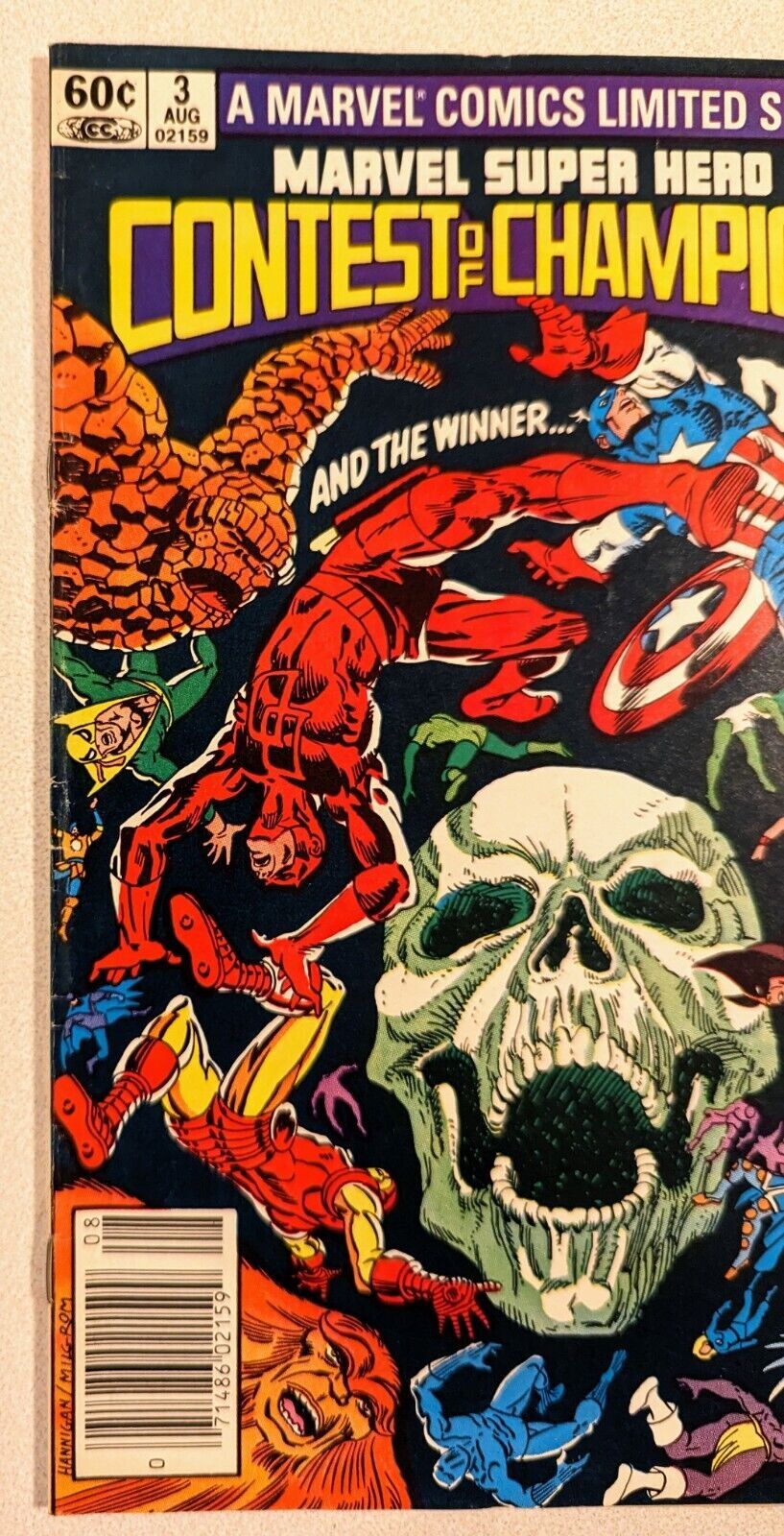 Contest of Champions #1-3 1982 Complete Set First Marvel Mini-Series ...