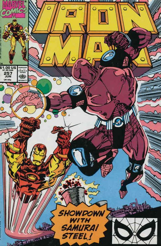 Iron Man (1st Series) #257 VF ; Marvel | 1st appearance Samurai Steel ...