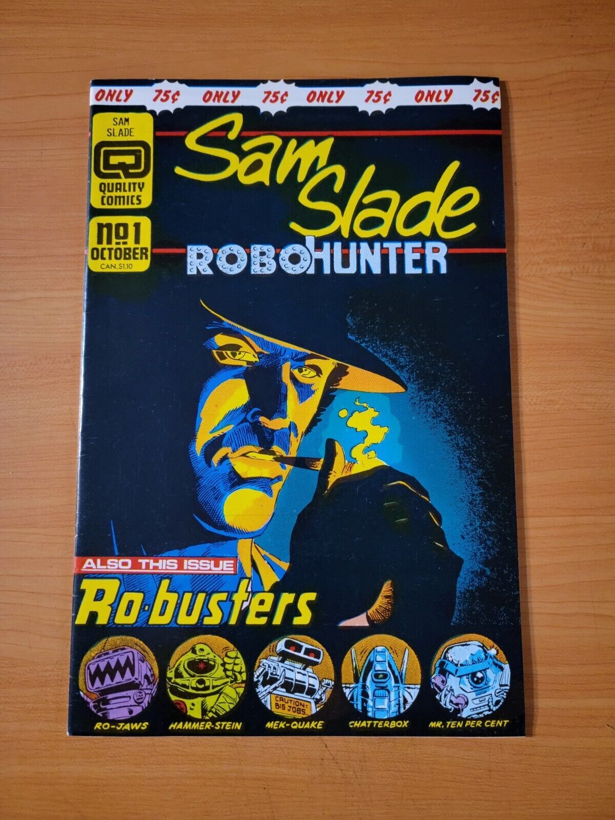 Sam Slade: Robo-Hunter #1 ~ DOLLAR BIN ~ 1986 Quality Comics ...