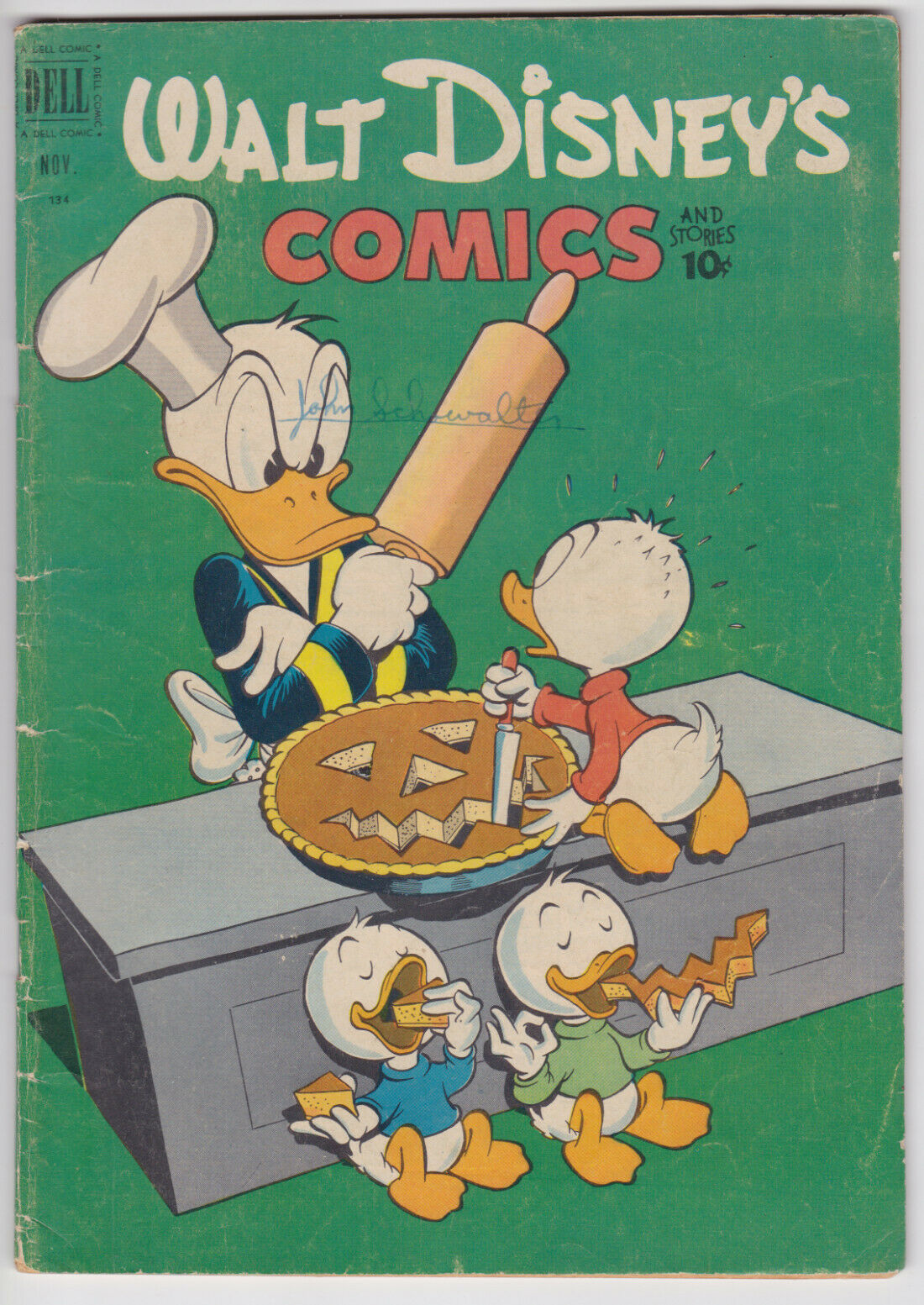 Walt Disney Comics and Stories #134 (Nov 1951) GD/VG Dell 1st Beagle ...