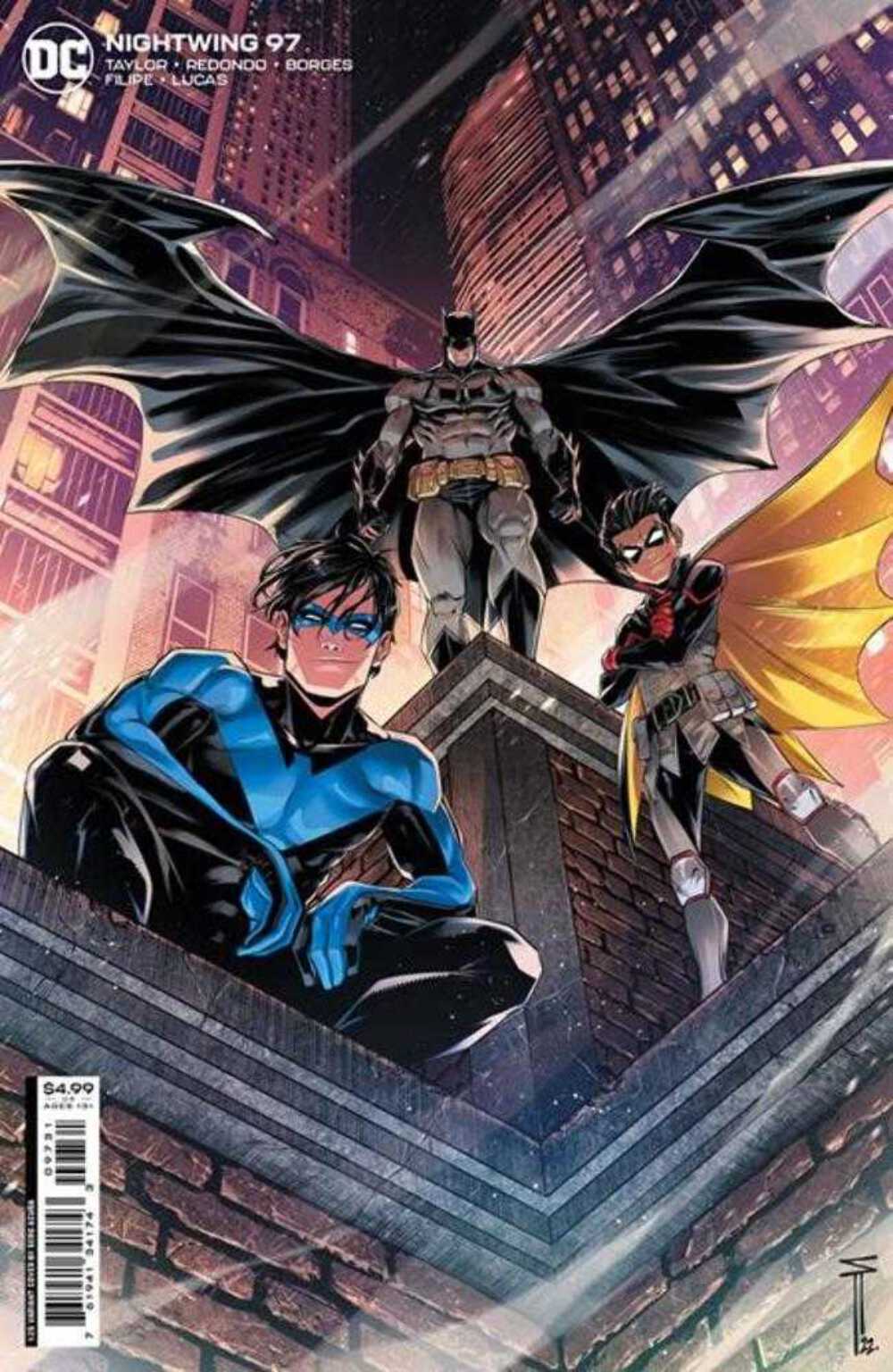 Nightwing #97 Cover C 1 in 25 Sergio Acuna Card Stock Variant | Comic ...