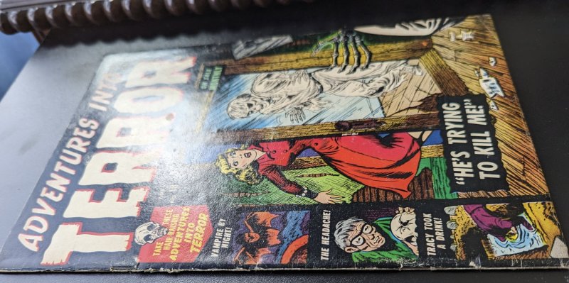 Adventures Into Terror #18 PRE CODE VG+ | Comic Books - Bronze Age ...