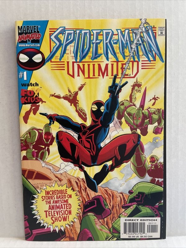 Spider-Man Unlimited #1 Fox Marvel Animated 1999 NM- | Comic Books ...