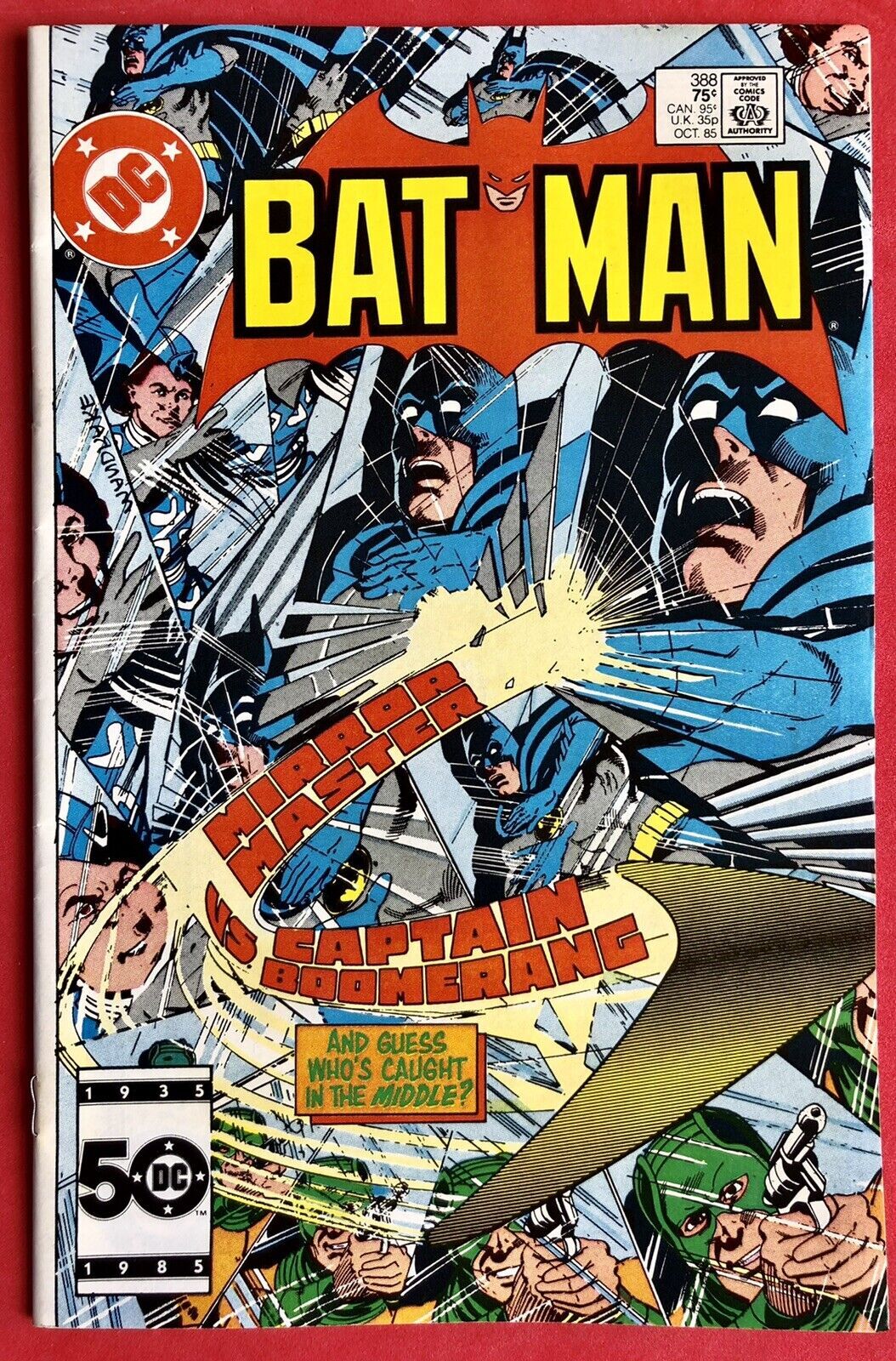 Batman #388 (1985) Featuring Captain Boomerang & Mirror Master | Comic ...