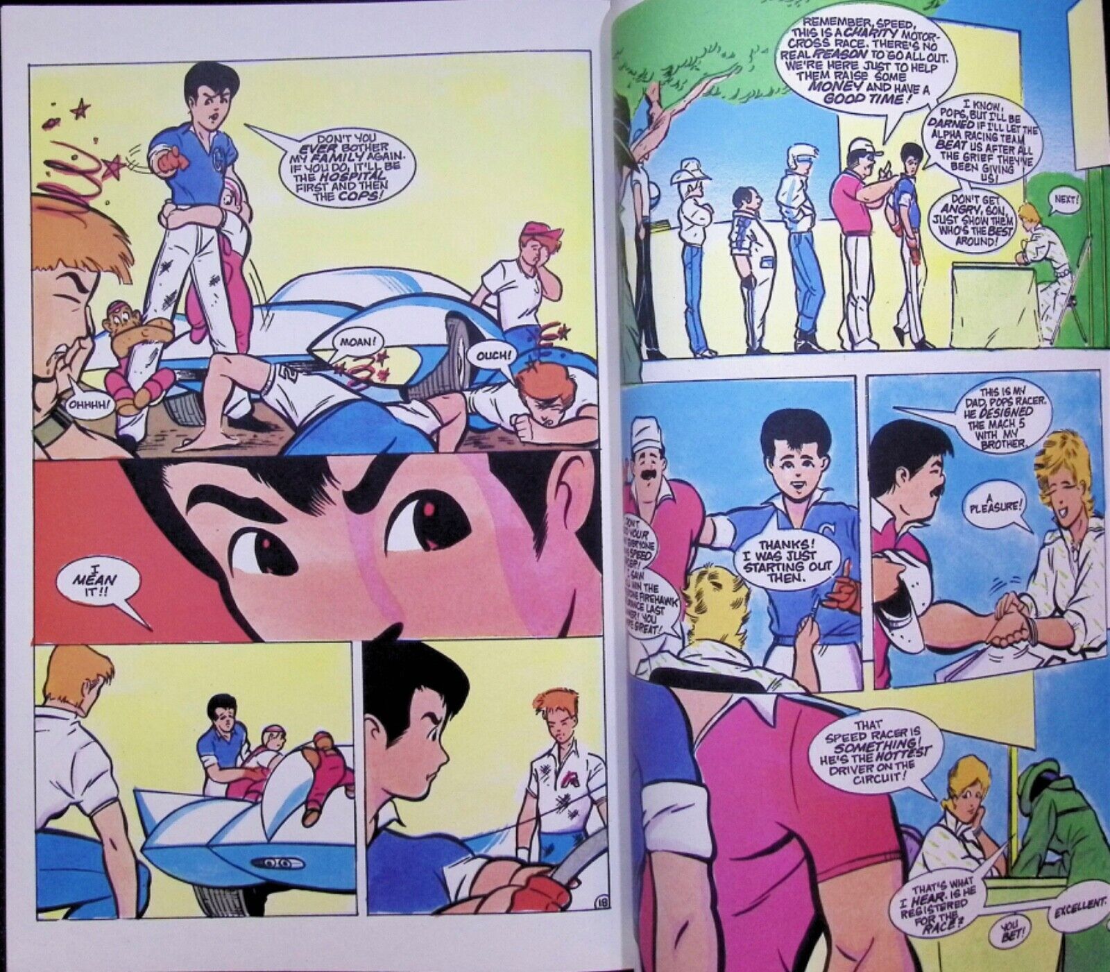SPEED RACER Comic Issue 2 — 32 Pages Color $1.50 Cover — 1987 Now ...
