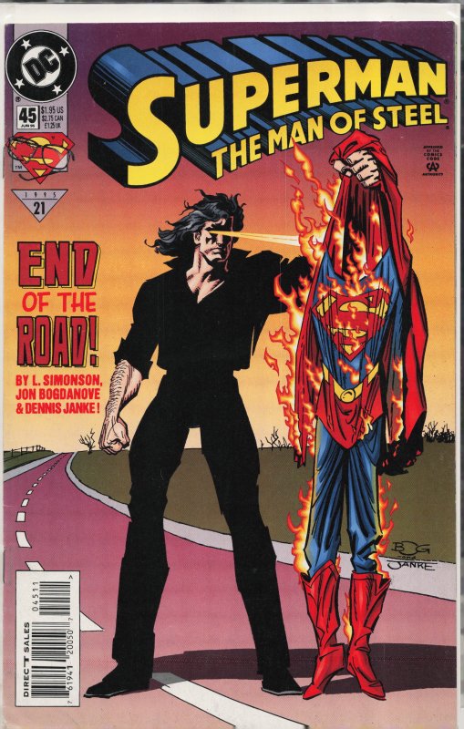 Superman: The Man of Steel #45 (1995) Superman | Comic Books - Modern ...
