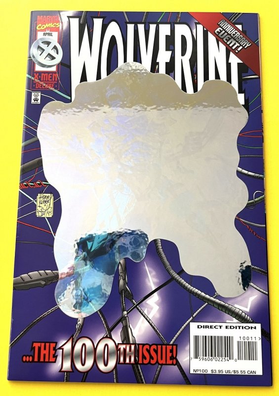 Wolverine 100 Hologram Foil Cover (1996) B4 | Comic Books - Modern Age ...