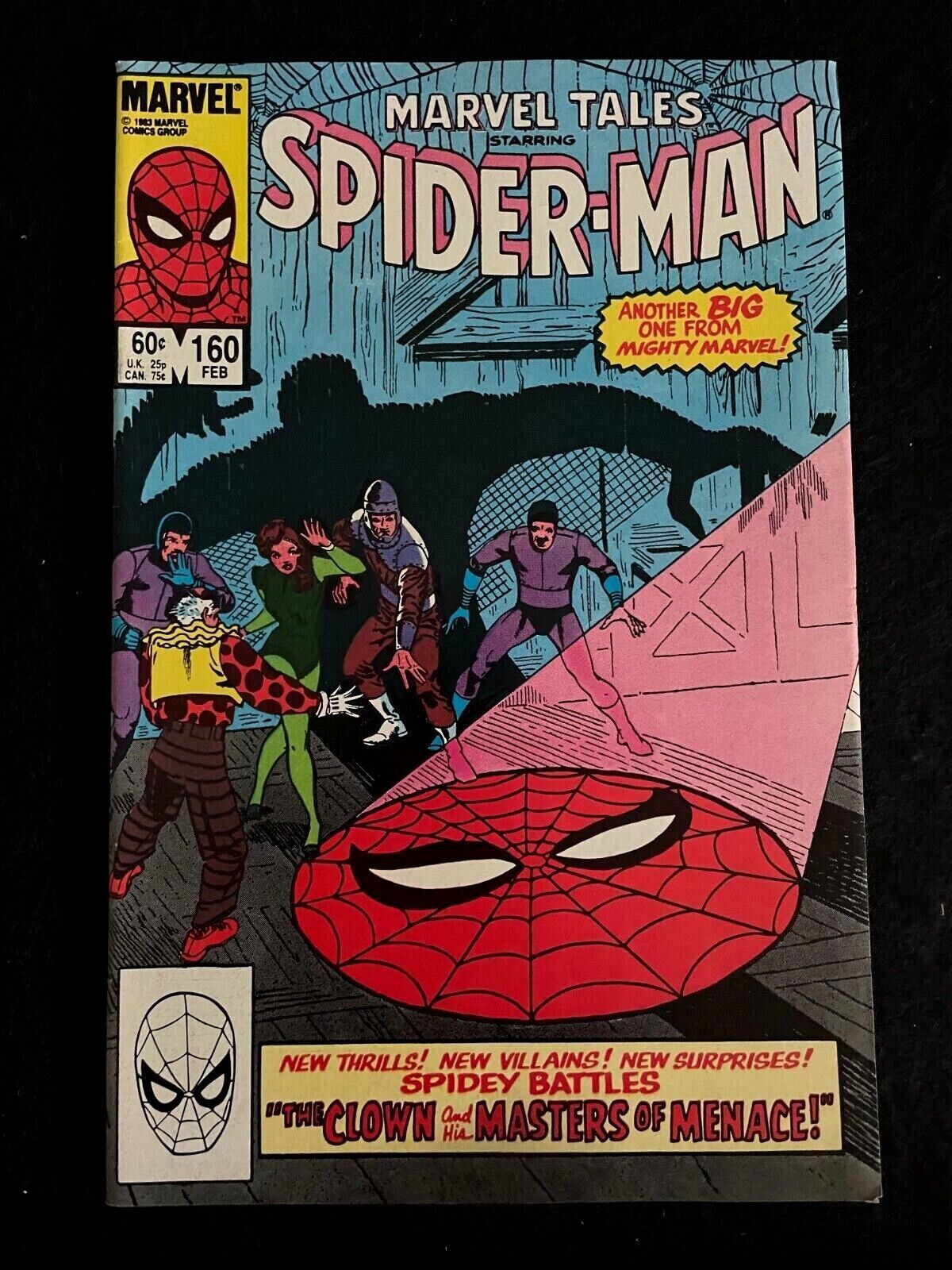 Marvel Tales #160 1984 - Spidey Battles the Clown and His Masters of ...