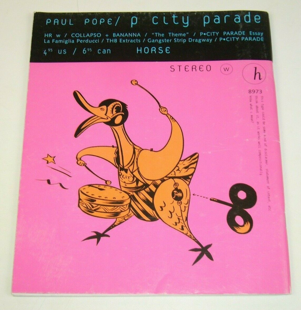 P City Parade #1 VG by Paul Pope - Horse Press 1997 - THB excerpts ...