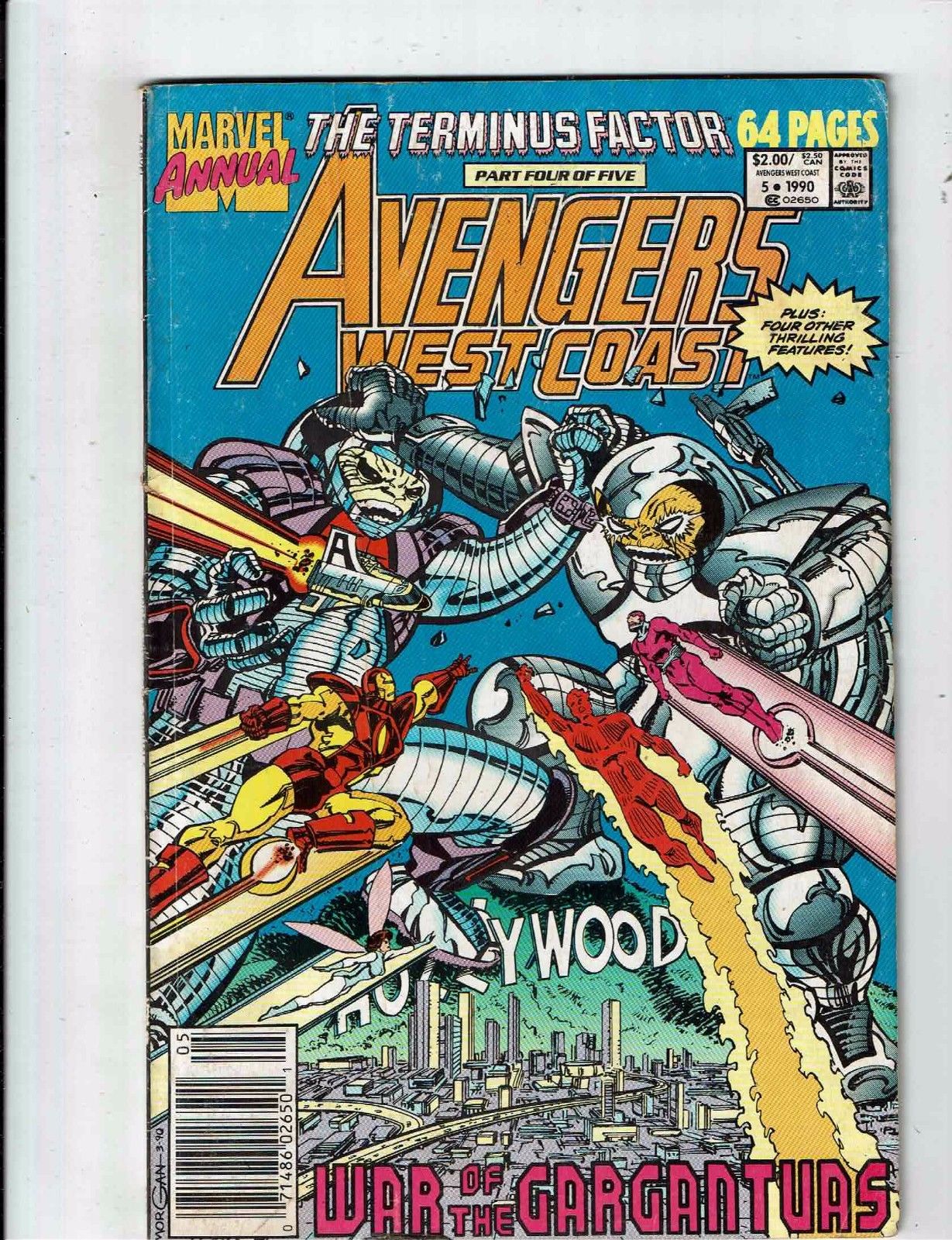 8 Avengers Marvel Comics Terminatrix 1 308 360 365 Ann 22 West Coast 49 ...