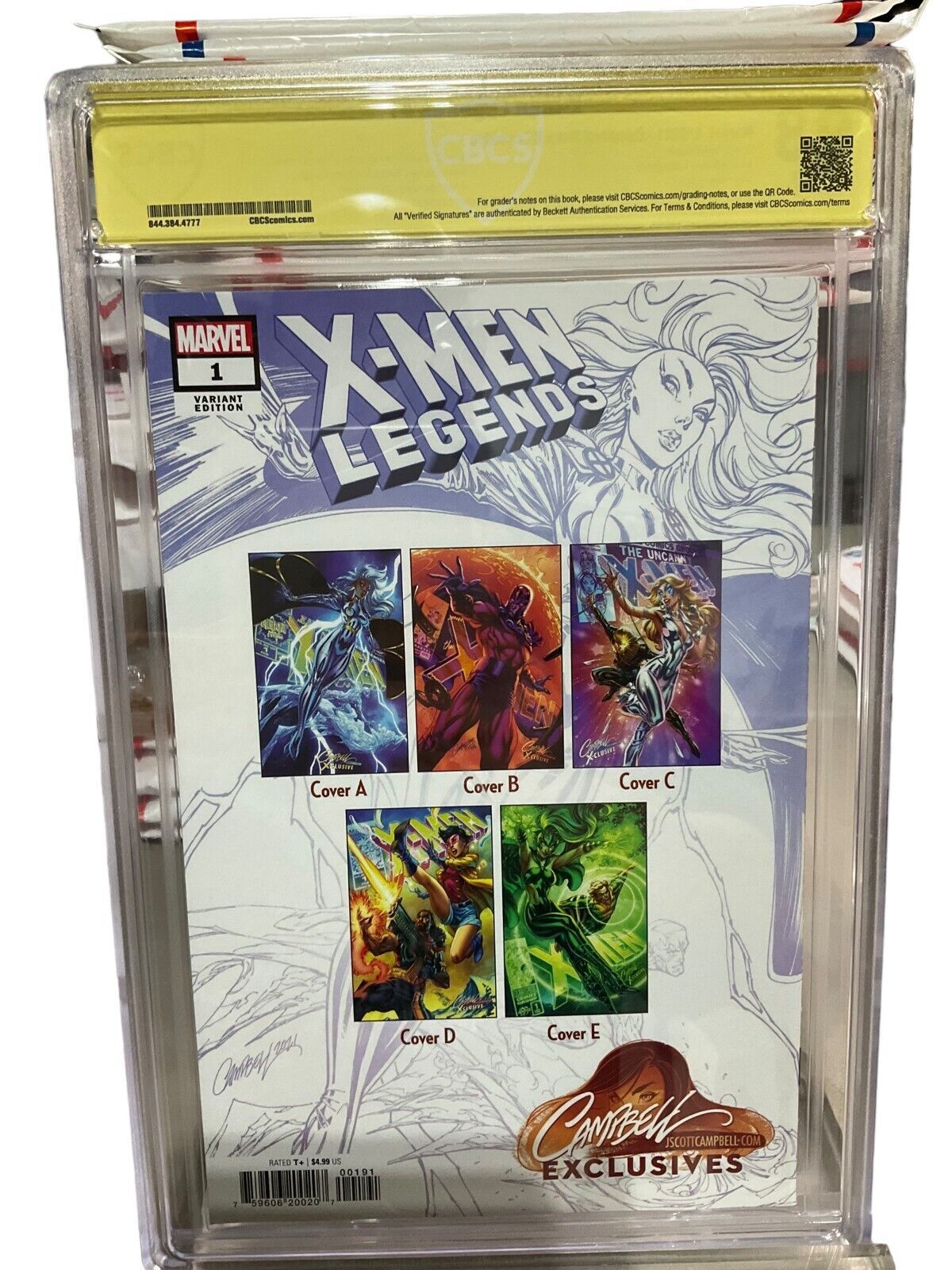 X-Men Legends #1 (2021) CBCS 9.8 23-222349C-013 Signed J. Scott ...