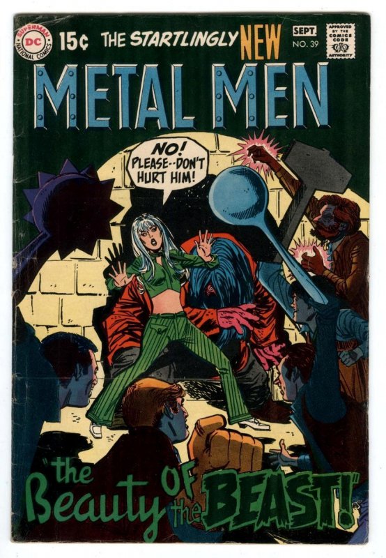 All new Metal Men #39 1969 Beauty of the Beast TV Animated Show Coming ...