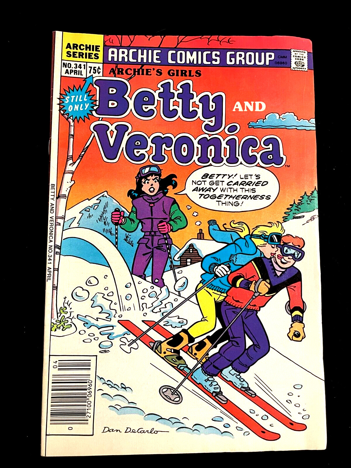 Archie's Girls Betty and Veronica #341 1986 - VERY HIGH GRADE Canadian ...
