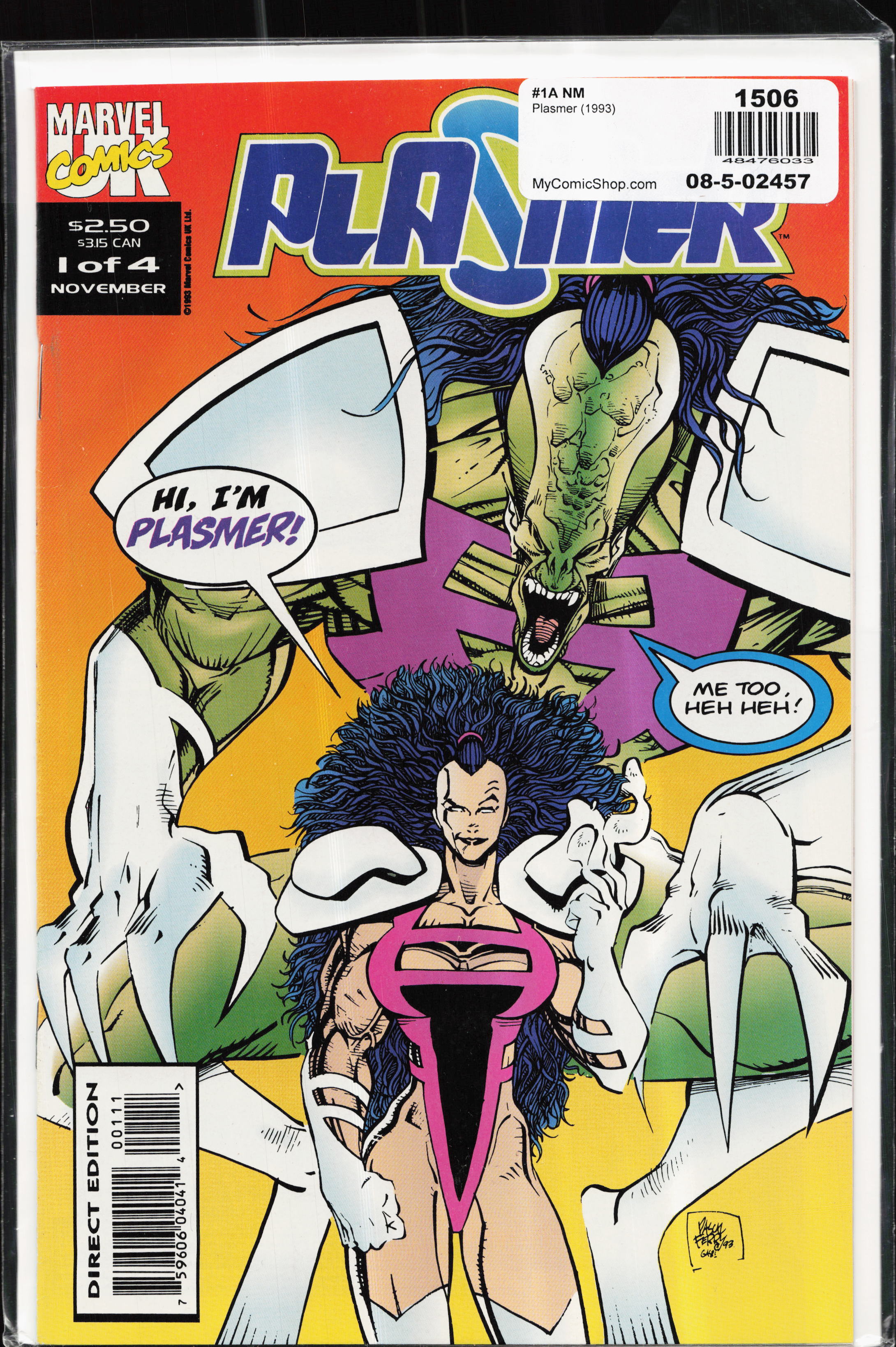 Plasmer #1 (1993) | Comic Books - Modern Age, Marvel UK, Superhero ...