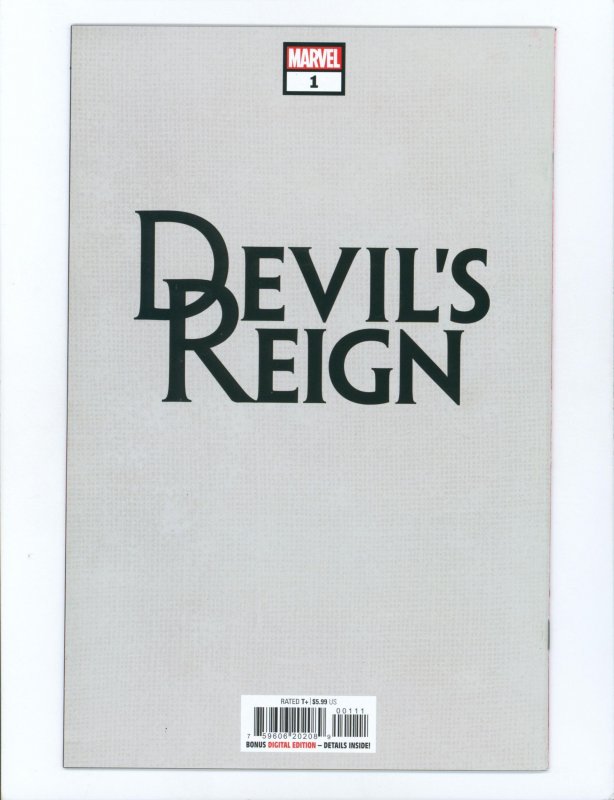 Devil's Reign #1 (2022) 1st team appearance of Kingpin's Thunderbolts ...