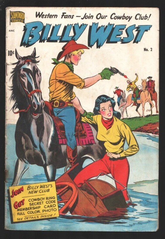 Billy West #2 1949-Standard-Headlight cover-John Celardo & George ...