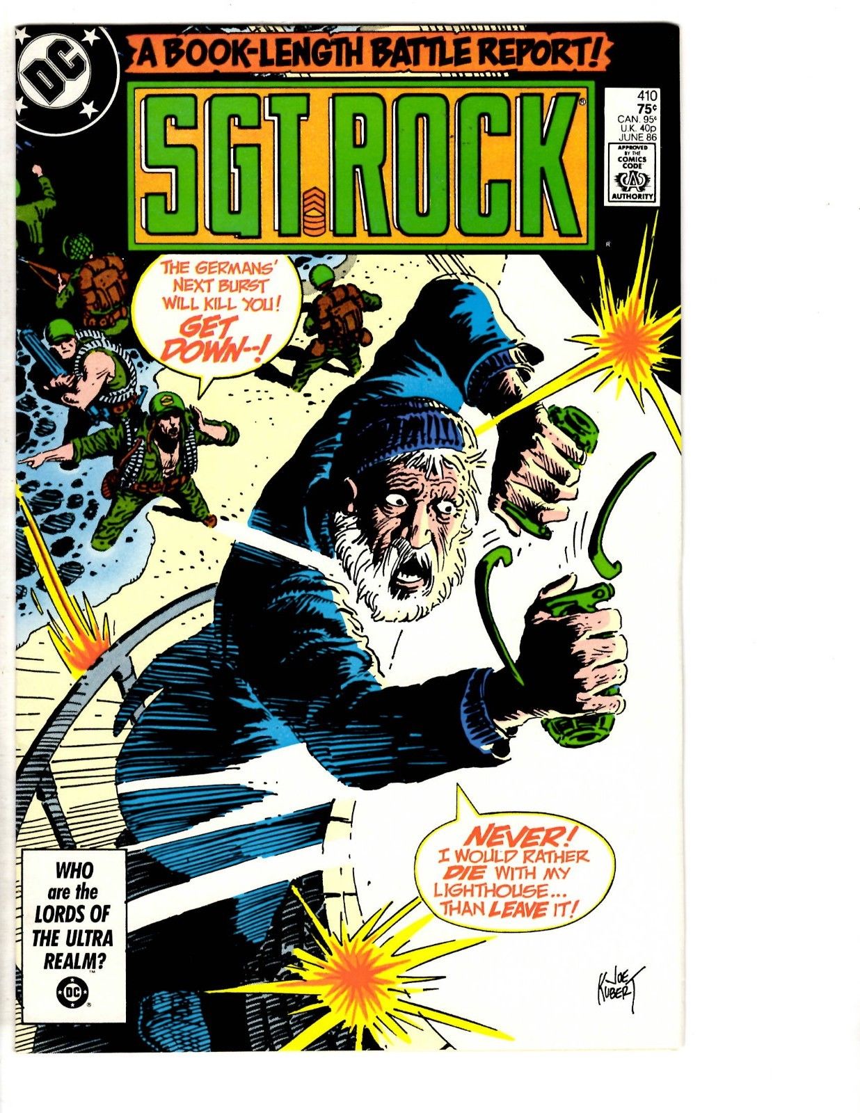 Lot Of 5 Sgt. Rock DC Comic Books # 408 409 410 411 412 Army Navy ...