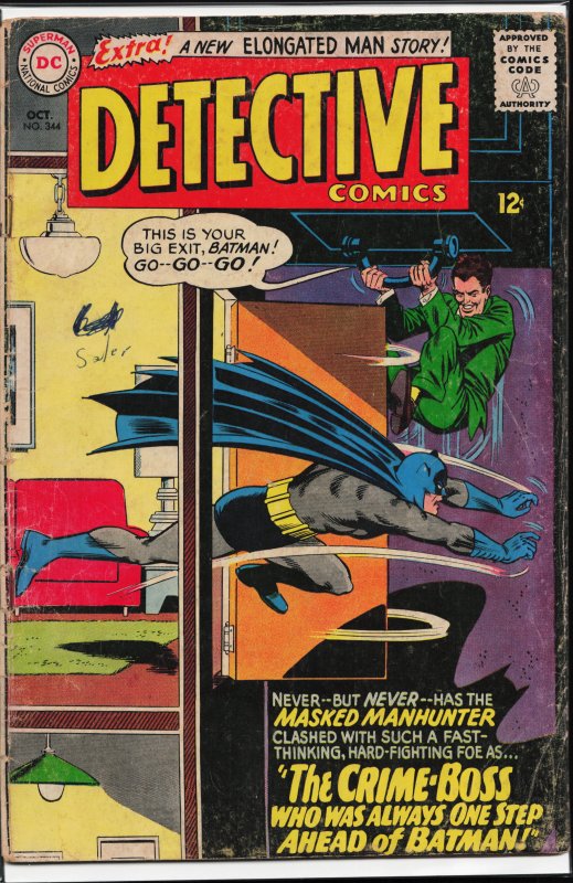Detective Comics #344 (1965) Batman and Robin | Comic Books - Silver ...