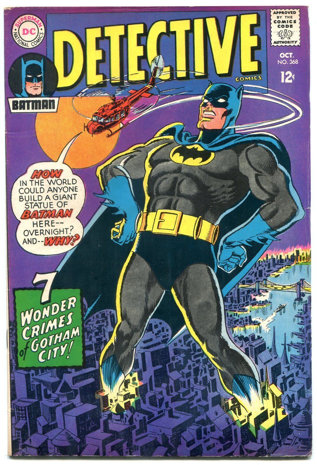 Detective--#368--1967--COMIC BOOK--DC--FN | Comic Books - Silver Age ...