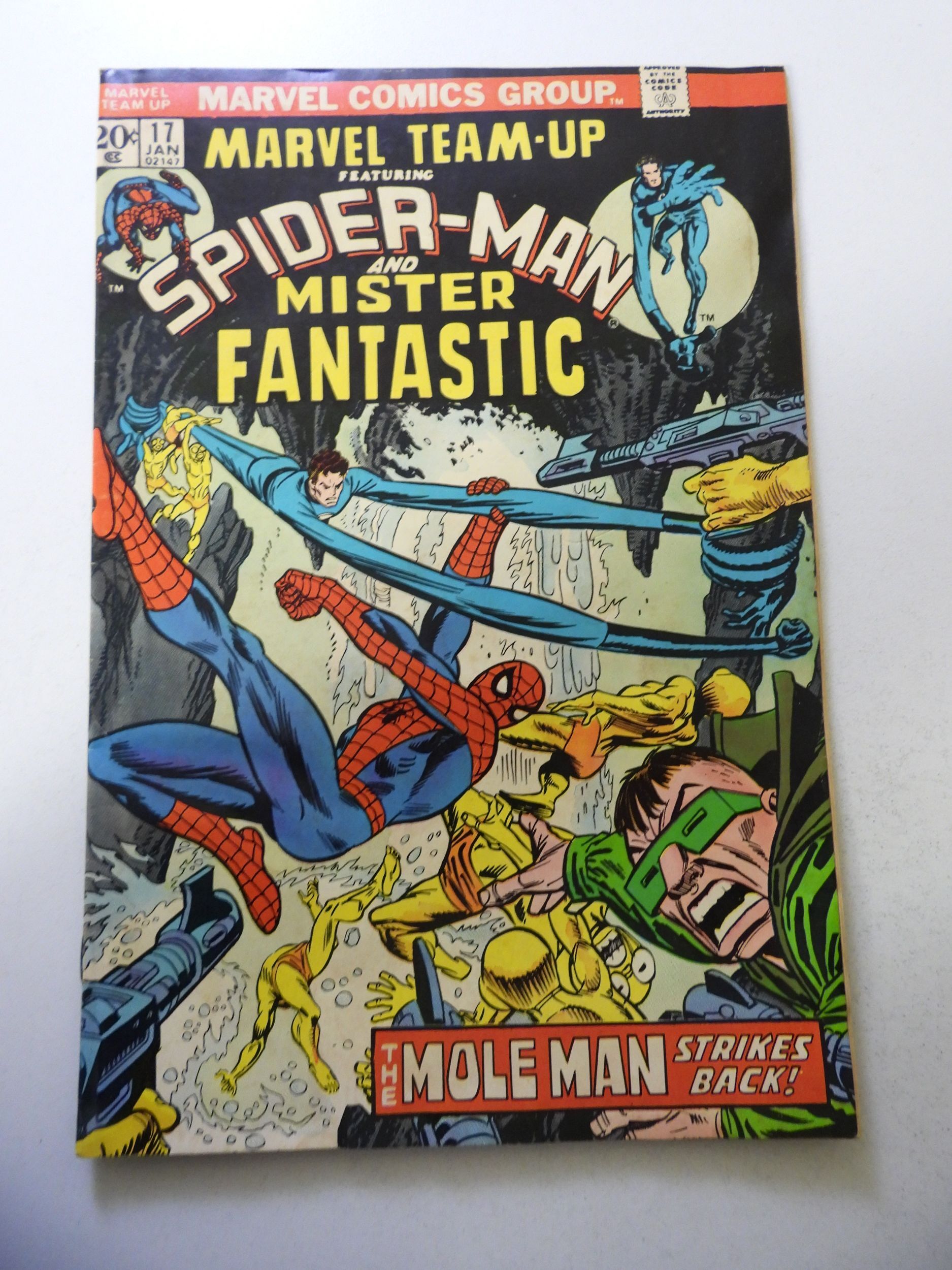 Marvel Team-Up #17 (1974) VG- Condition large moisture stain bc | Comic ...