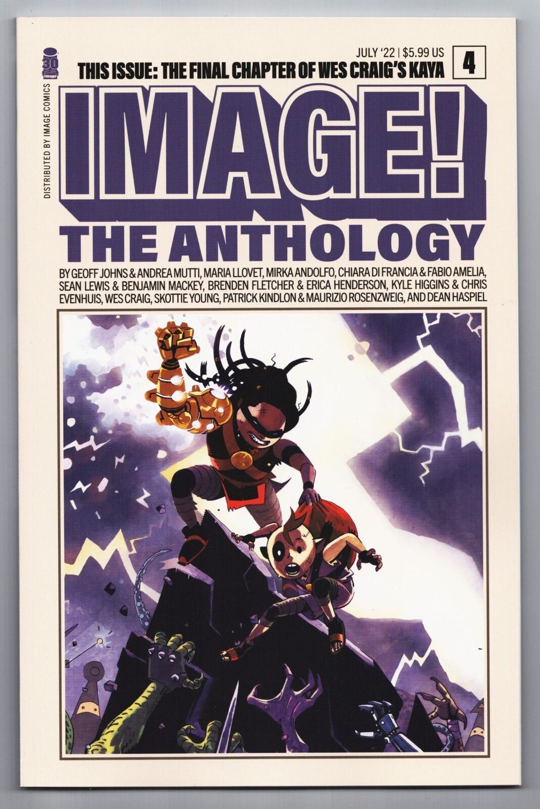 Image 30th Anniversary Anthology #4 Wes Craig Cvr (Image, 2022) NM ...
