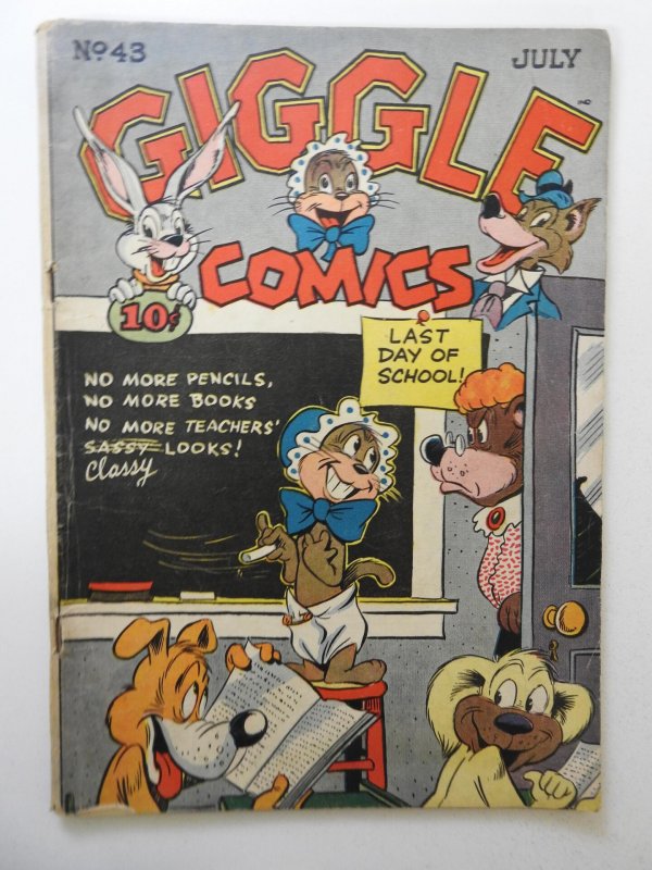 Giggle Comics #43 (1947) VG Condition! Moisture stain | Comic Books ...