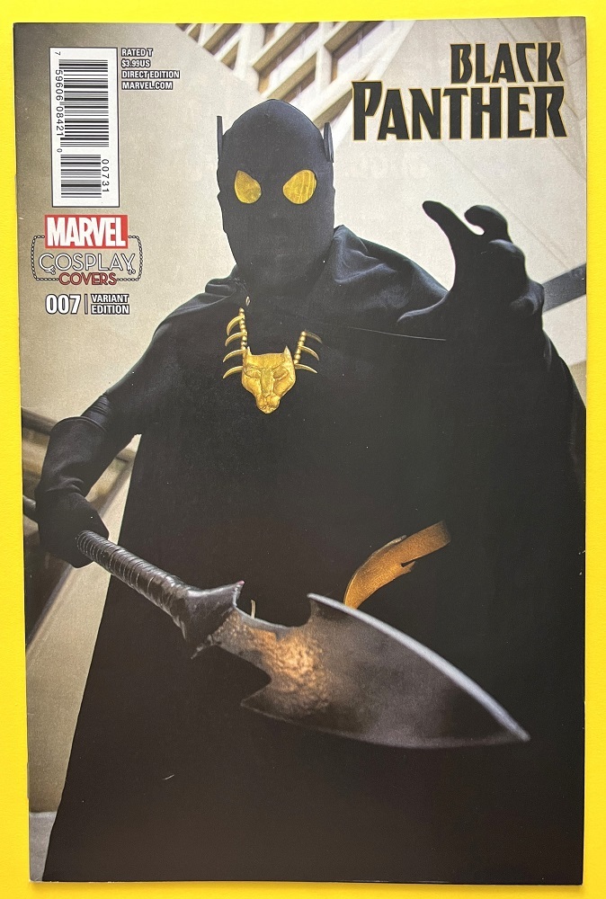 Black Panther 6 7 7 COSPLAY VARIANT COVER (2016) | Comic Books - Modern ...