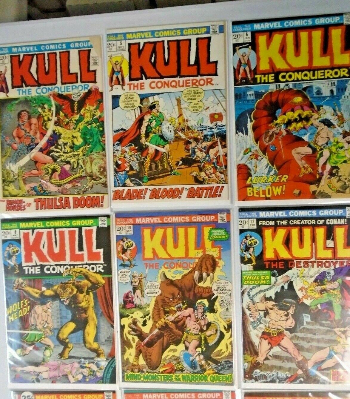 Kull the Conqueror 1st Series 18 Different From:#3-29 Average 7.0 (1972 ...