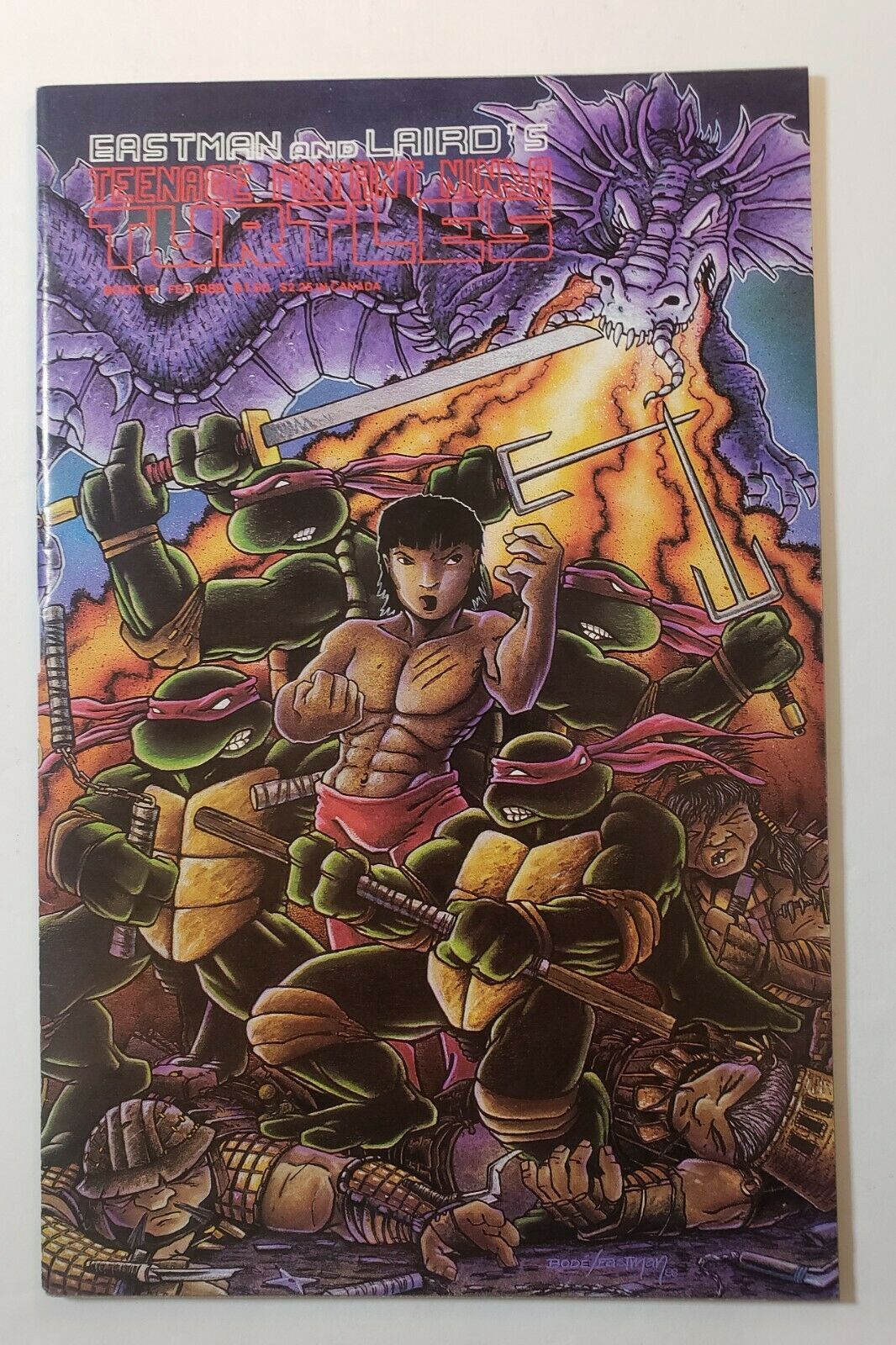 Teenage Mutant Ninja Turtles #18 Volume One Mirage Comics 1989 VF/NM ...