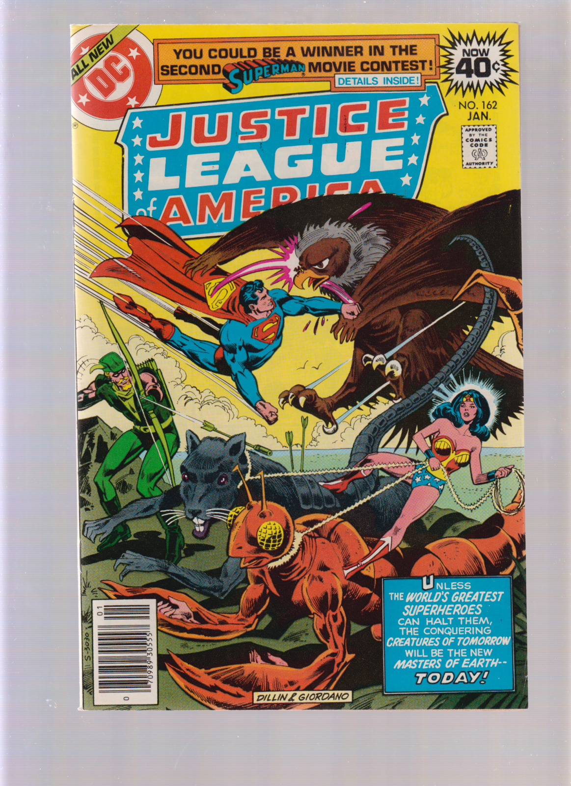 Justice League of America #162 - Dick Dillin, Dick Giordano Cover Art ...
