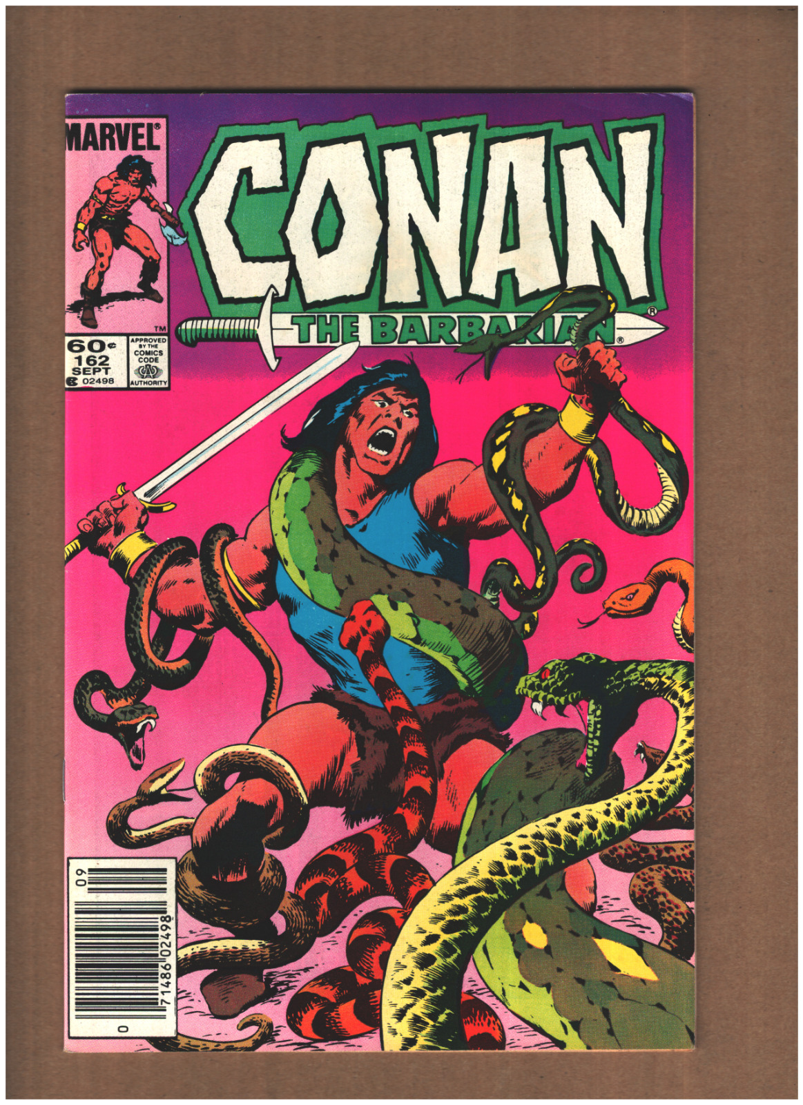 Conan The Barbarian #162 Marvel Comics MARK JEWELERS INSERT 1984 VF 8.0 ...