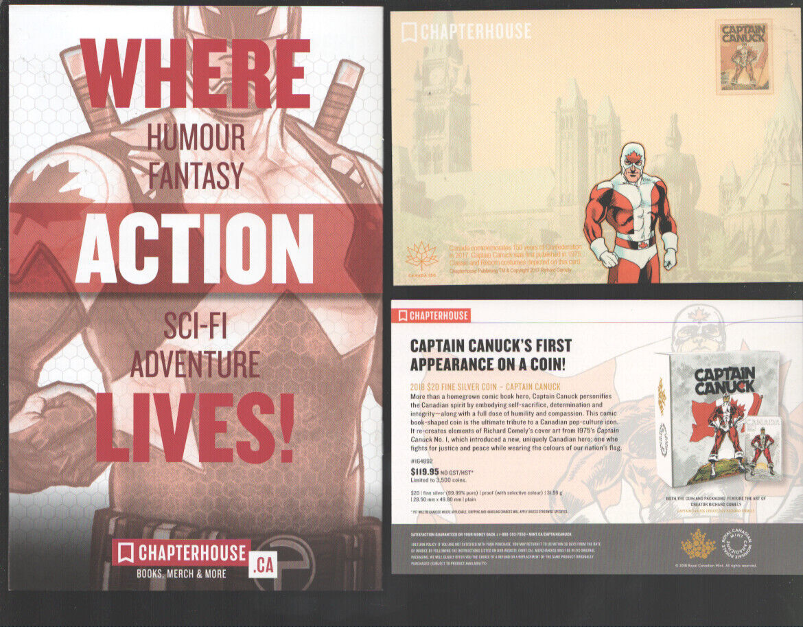 Tri-City Supercon Promo Comic -Captain Canuck Origin Comic Story 10/ ...