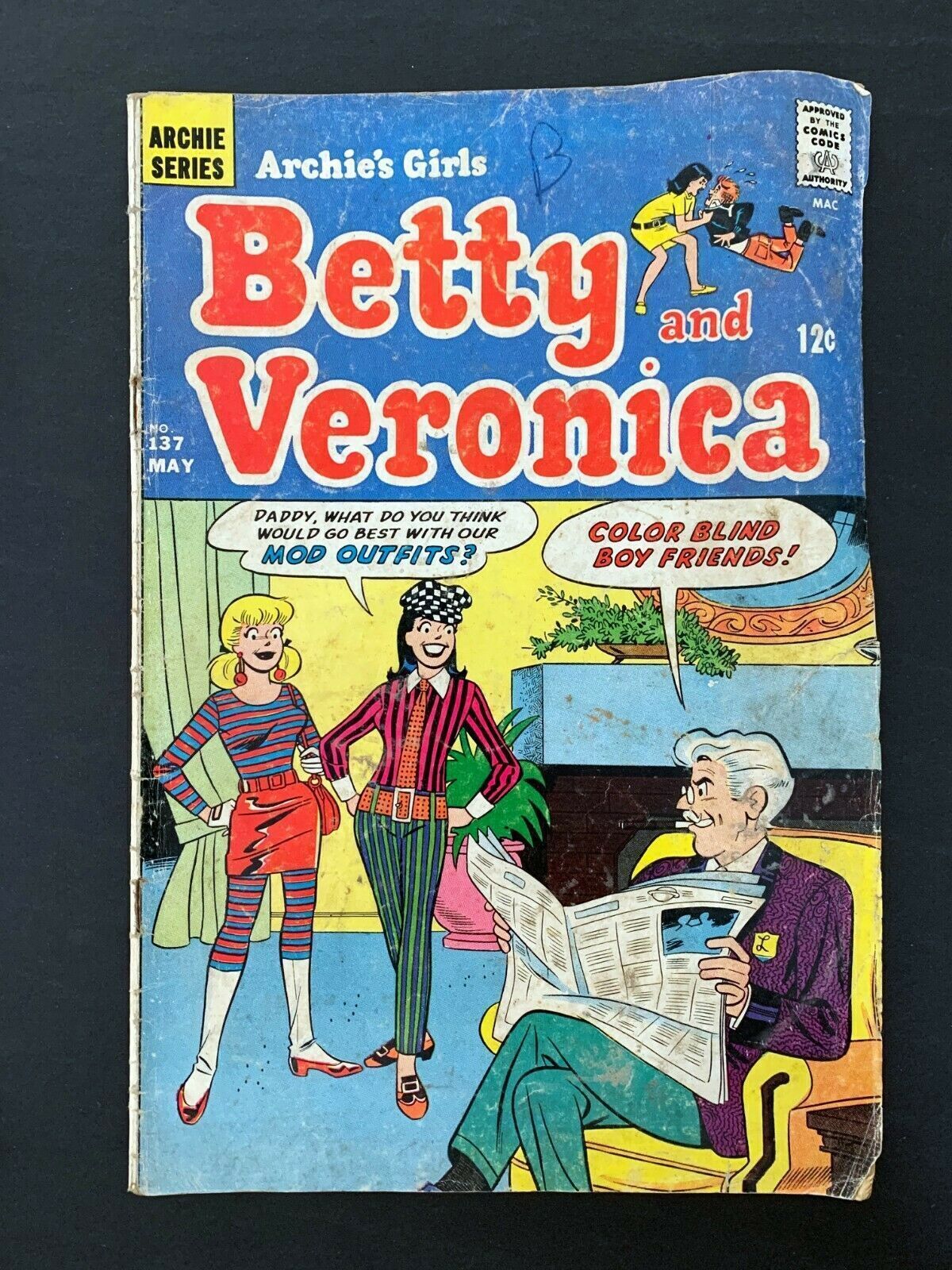 Archie'S Girls Betty And Veronica #137 Archie Comics 1967 Vg- | Comic ...