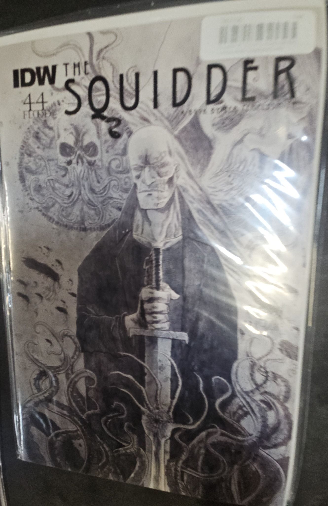 The Squidder #1 Black and White Cover (2014) | Comic Books - Modern Age ...