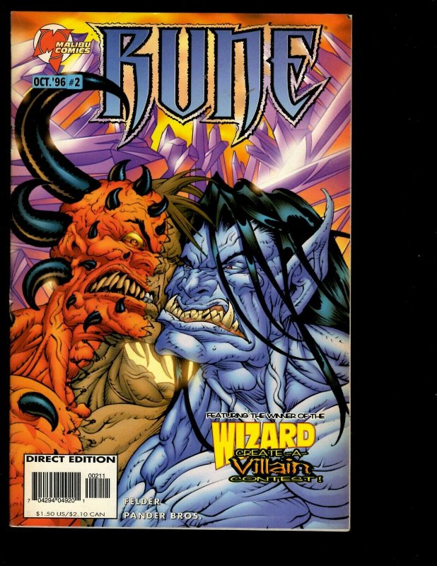 10 Ultraverse RUNE Malibu Comics #5 6 7 8 9 Infinity Rune: Giant-Size ...
