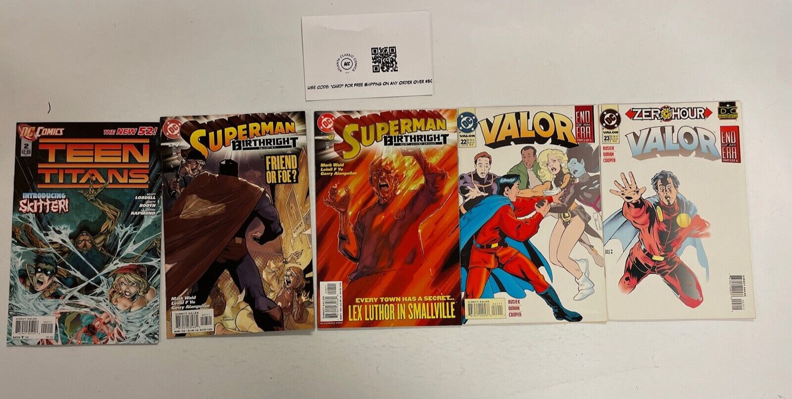 5 DC Comics Valor # 22 23 Superman Birthright # 7 8 Teen Titans # 2 30 ...