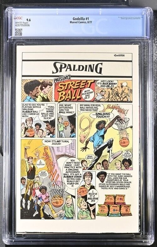 Godzilla #1 CGC 9.6 Nick Fury DUM DUM Dugan Jimmy WOO Herb Trimpe White ...